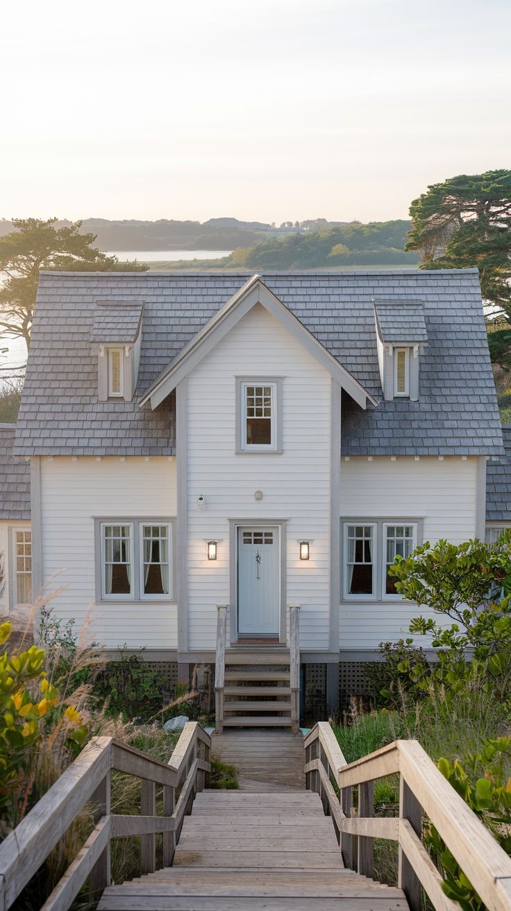26 Beautiful Coastal Cottage House Exterior Ideas