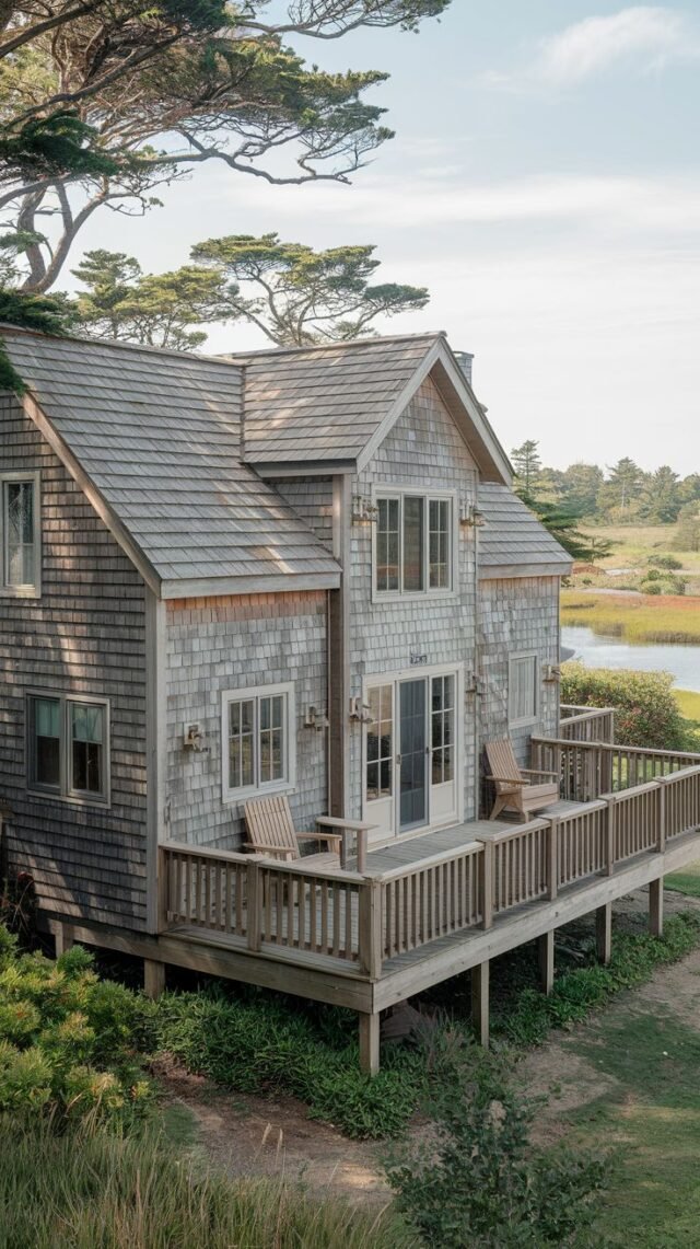 26 Beautiful Coastal Cottage House Exterior Ideas