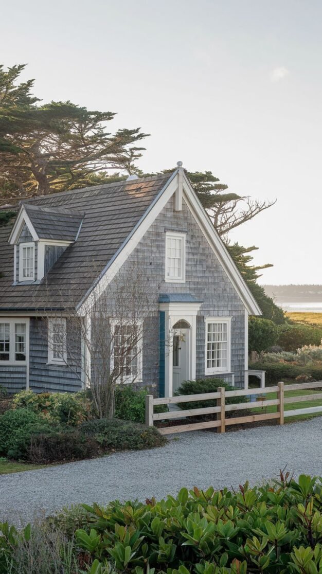 26 Beautiful Coastal Cottage House Exterior Ideas