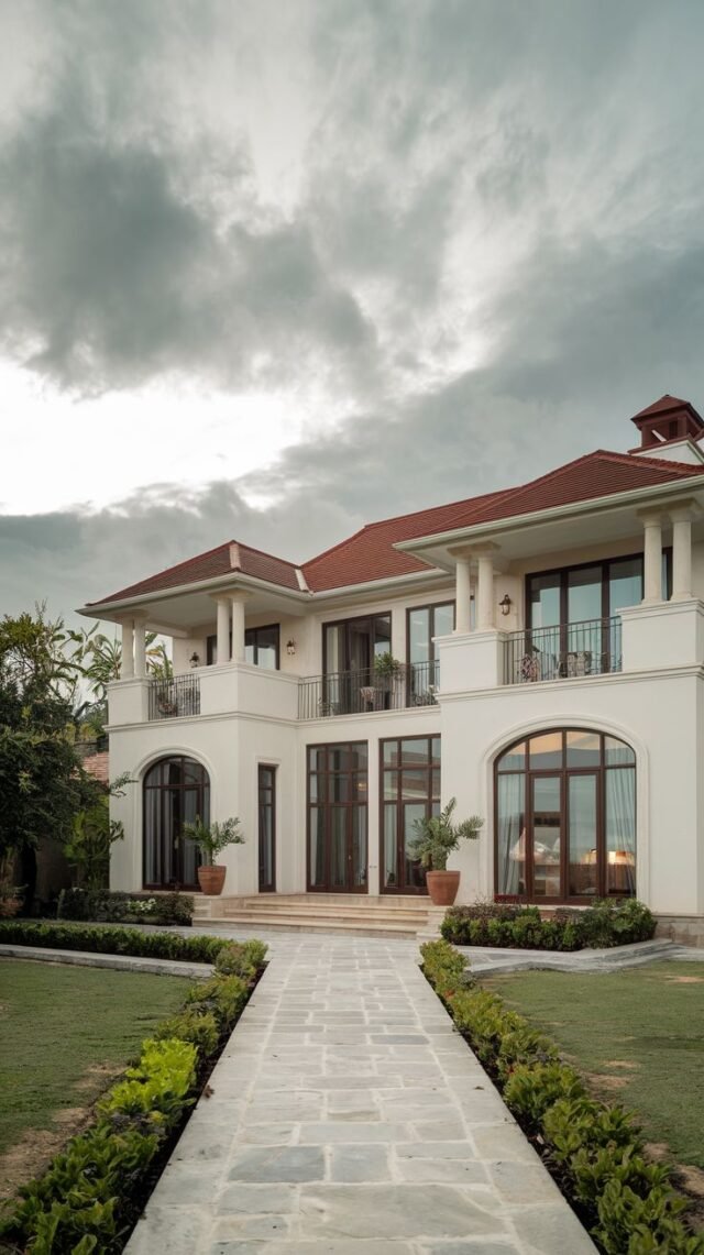 24 Beautiful Modern Villa Facade Designs: Get Inspired by Elegant Home ...