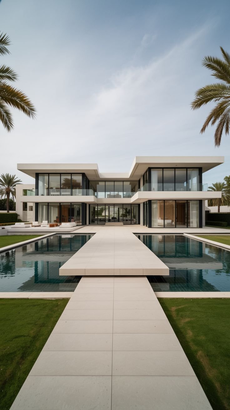24 Beautiful Modern Villa Facade Designs: Get Inspired by Elegant Home ...