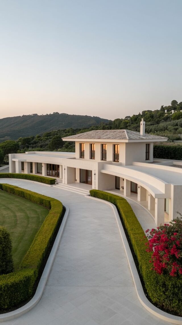 24 Beautiful Modern Villa Facade Designs: Get Inspired by Elegant Home ...