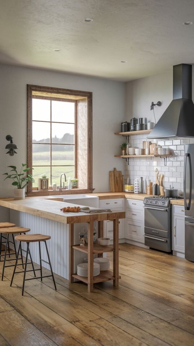 24 Cozy Farmhouse Kitchen Designs for a Comfortable Home