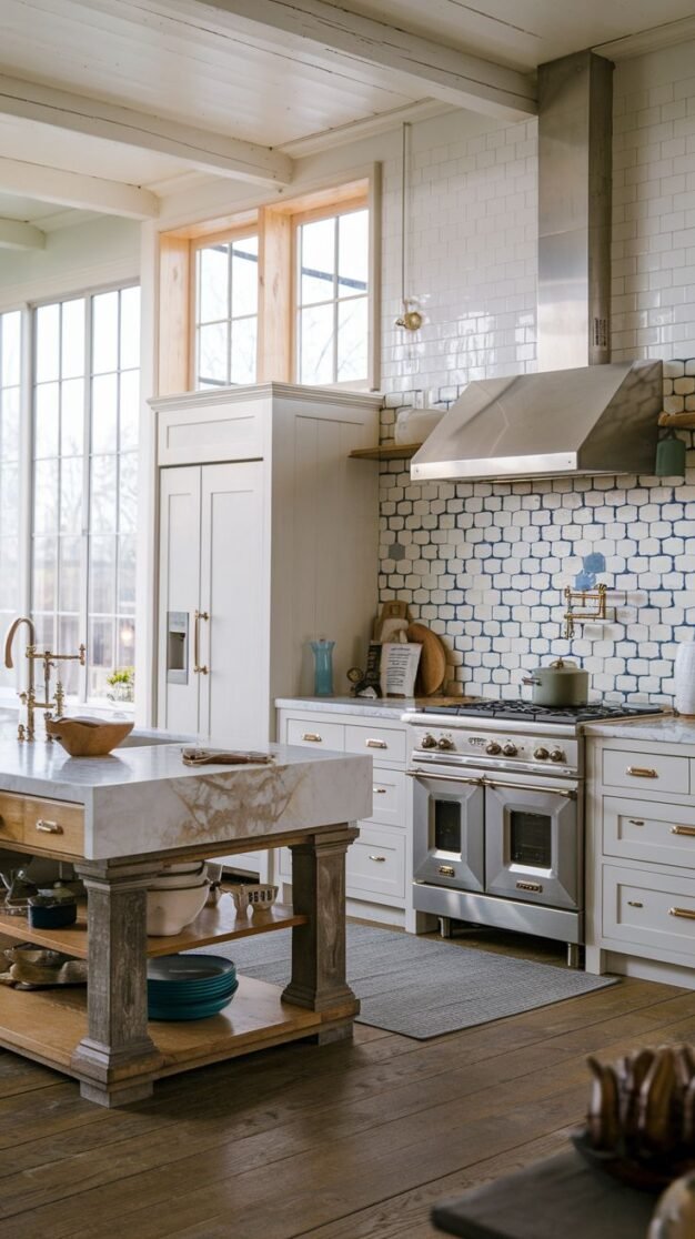 24 Cozy Farmhouse Kitchen Designs for a Comfortable Home