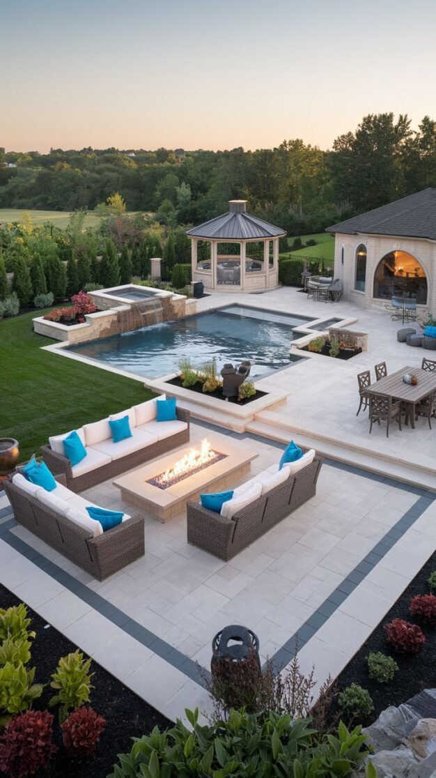 26 Cozy Luxury Backyard Patio Designs for Stylish Outdoor Living