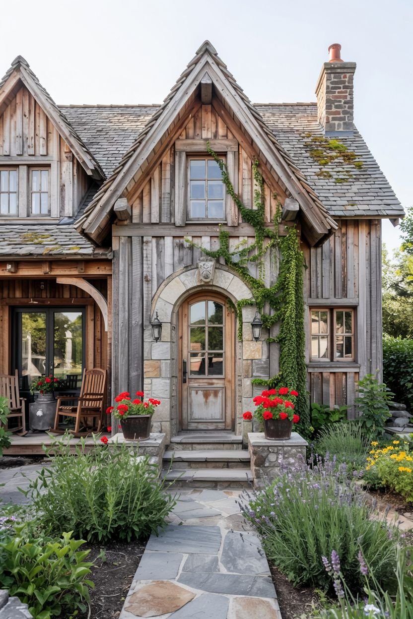 29 Cozy Rustic House Exterior Designs