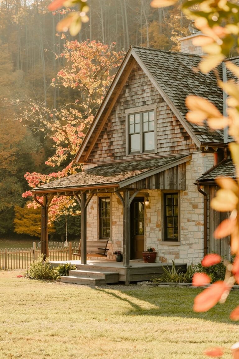 29 Cozy Rustic House Exterior Designs