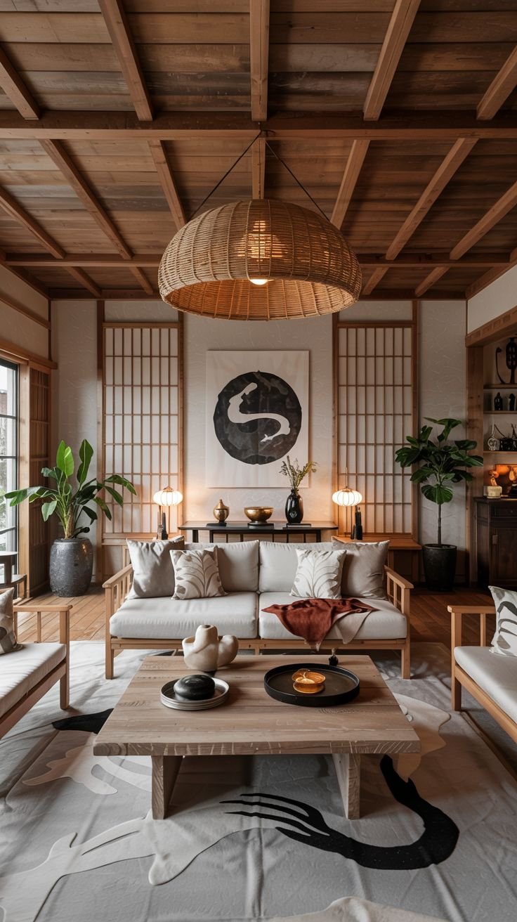 25 Gorgeous Japanese Living Room Ideas for a Relaxed, Elegant Atmosphere