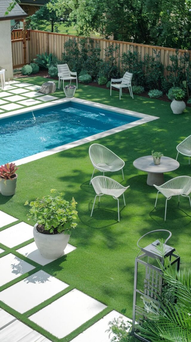 28 Modern Backyard Pool Landscaping Ideas for a Stylish Outdoor Sanctuary
