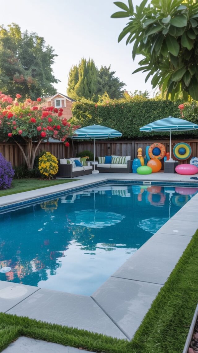 28 Modern Backyard Pool Landscaping Ideas for a Stylish Outdoor Sanctuary