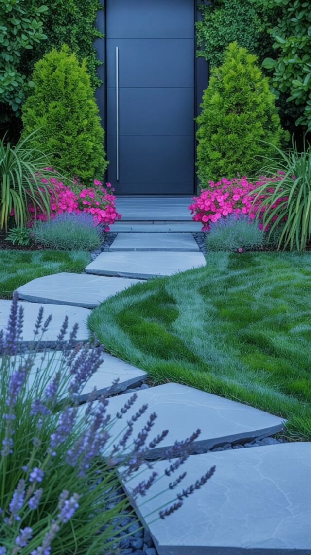 24 Modern Front Yard Landscaping Ideas for a Chic Entrance