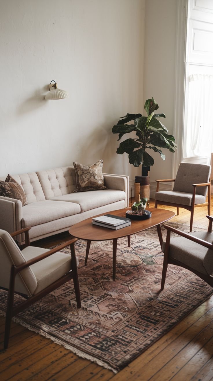 24 Modern Vintage Living Room Ideas for Your Home