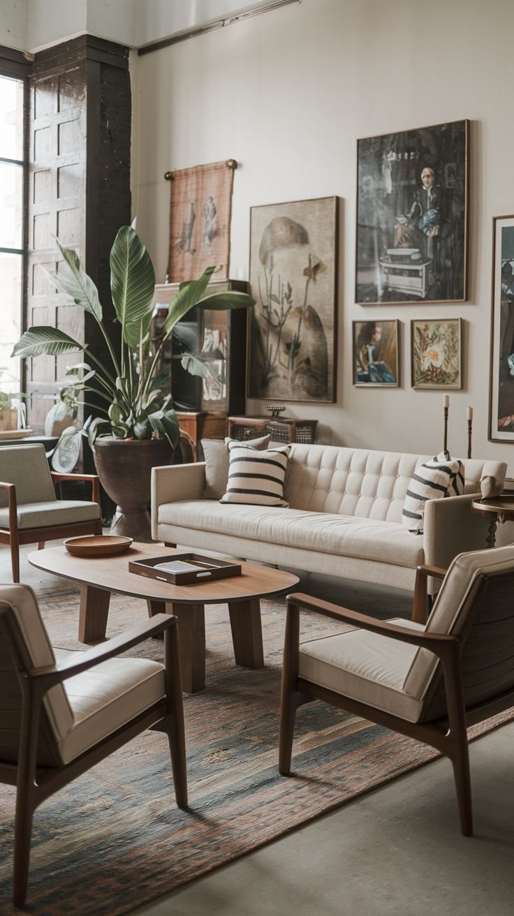 24 Modern Vintage Living Room Ideas for Your Home