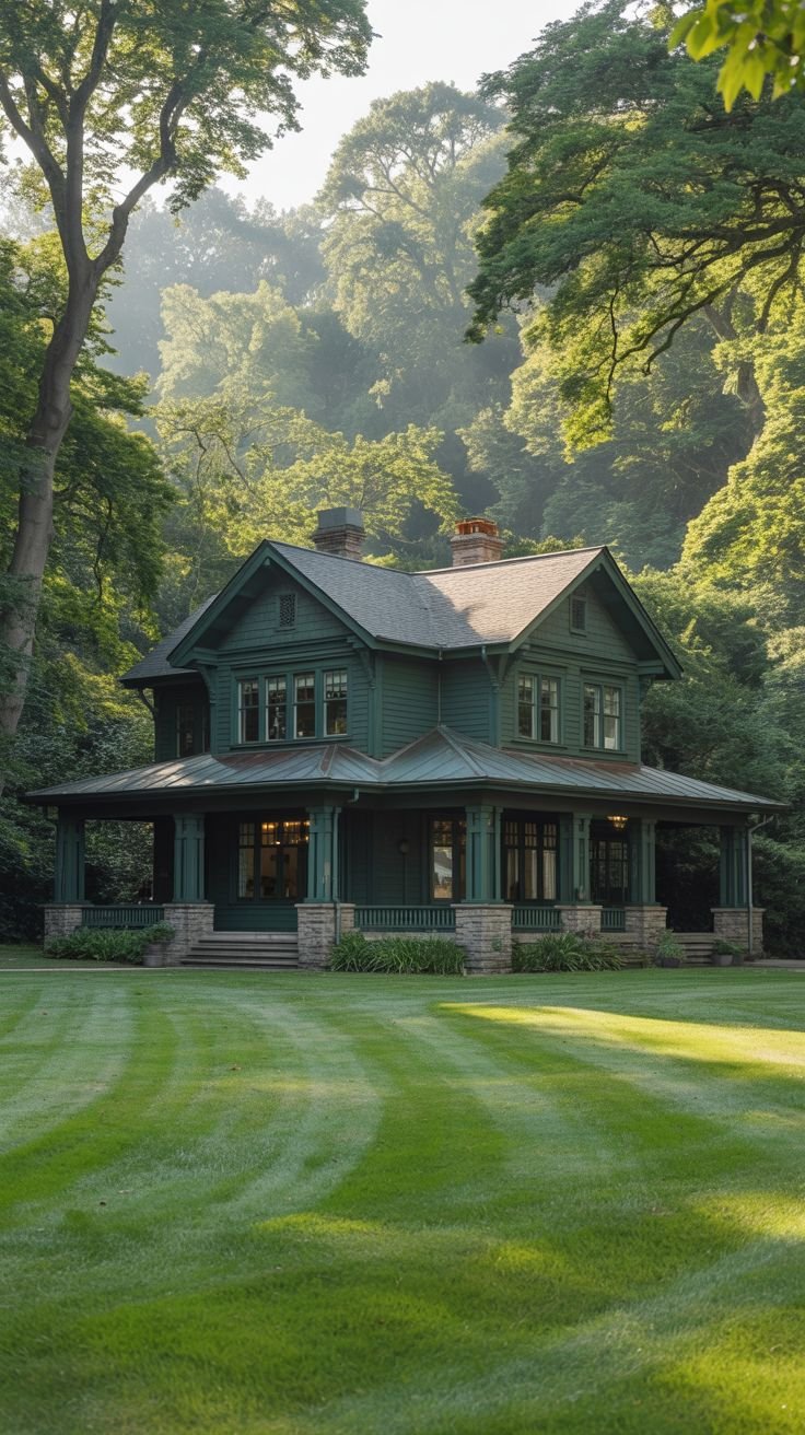 26 Stunning Dark Exterior House Color Ideas for a Modern Home ...