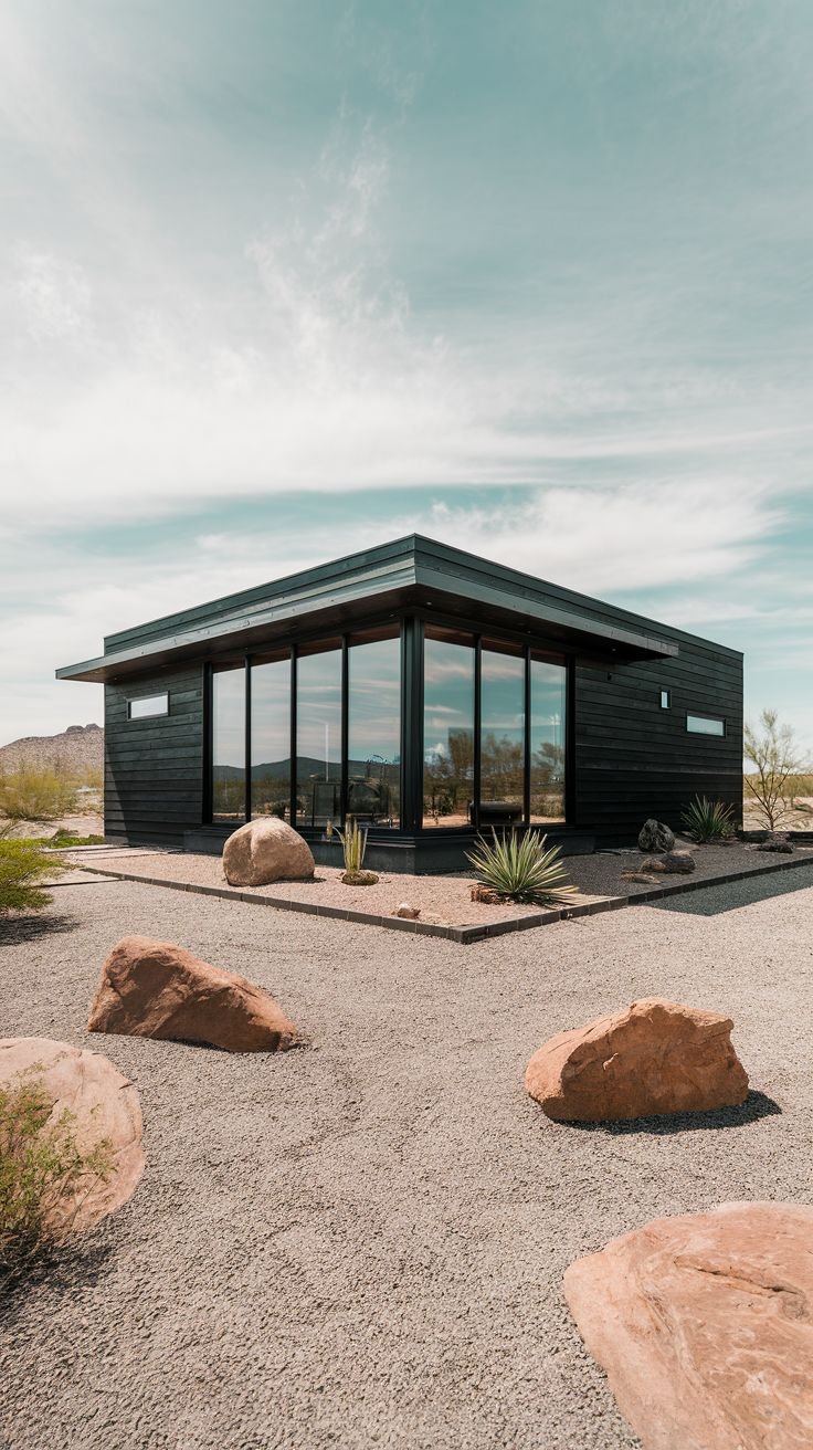 26 Stunning Dark Exterior House Color Ideas for a Modern Home ...