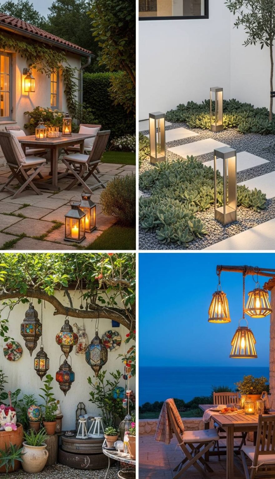 How to Decorate with Outdoor Lanterns for a Cozy Backyard
