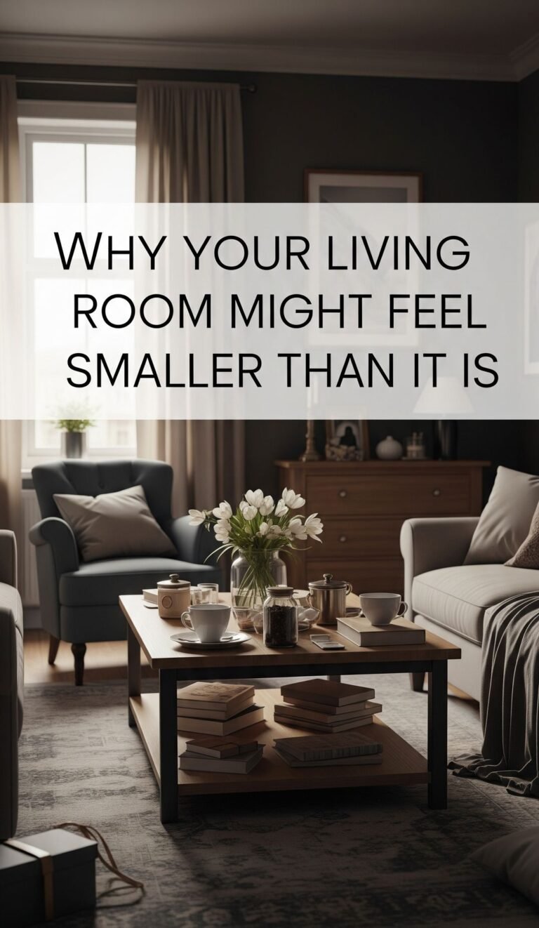 Why Your Living Room Might Feel Smaller Than It Is
