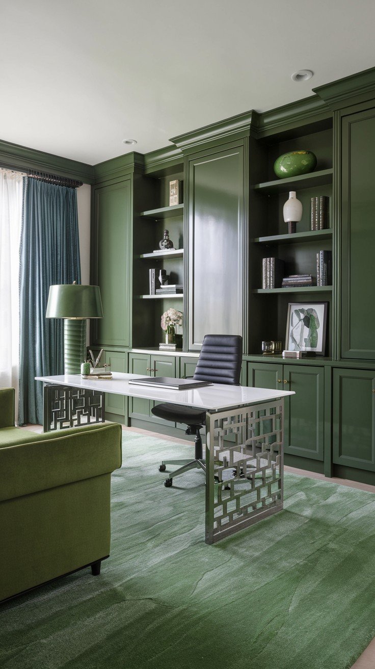 24 Comfortable Green Home Decor Ideas for a Cozy Interior