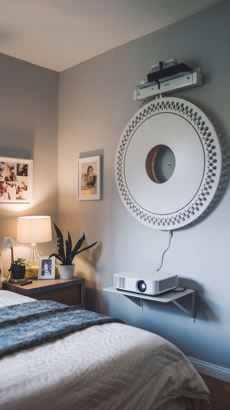 22 Unique Bedroom Projector Mounting Ideas
