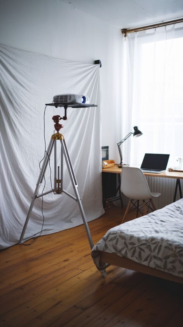 22 Unique Bedroom Projector Mounting Ideas