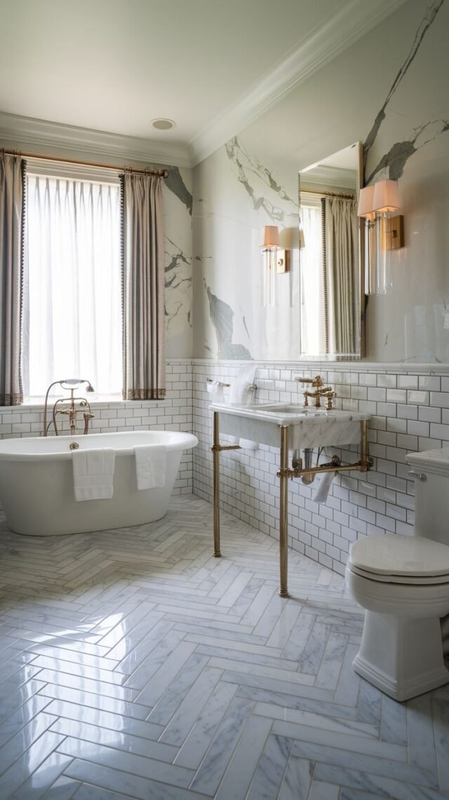 37 Elegant Bathroom Tile Ideas for Timeless Appeal