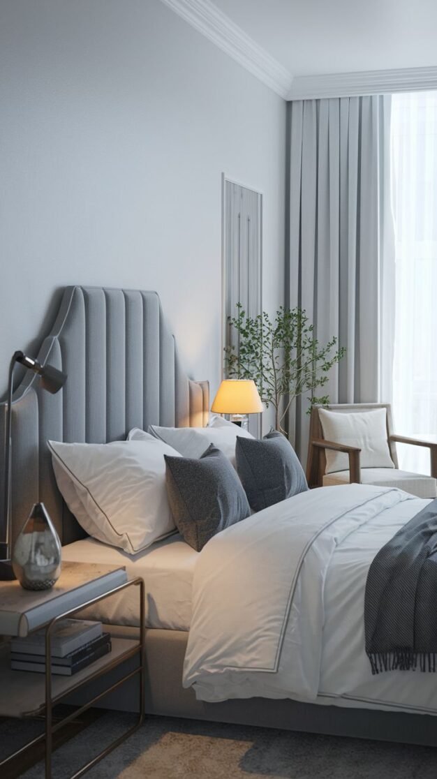 39 Elegant Grey Headboard Bedroom Ideas for a Sophisticated Look
