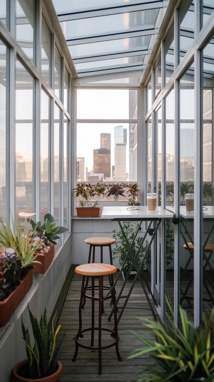 25 Narrow Closed Balcony Ideas for Chic Outdoor Living