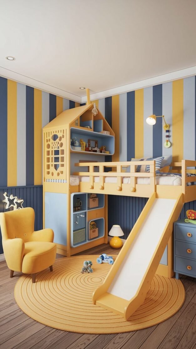 36 Playful and Fun Kids Bedroom Furniture Design Ideas for an Energetic ...