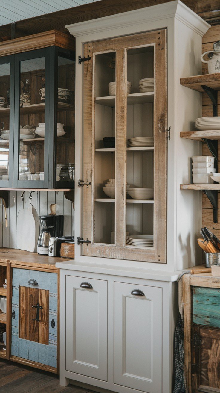 28 Stylish Rustic Kitchen Cabinet Designs