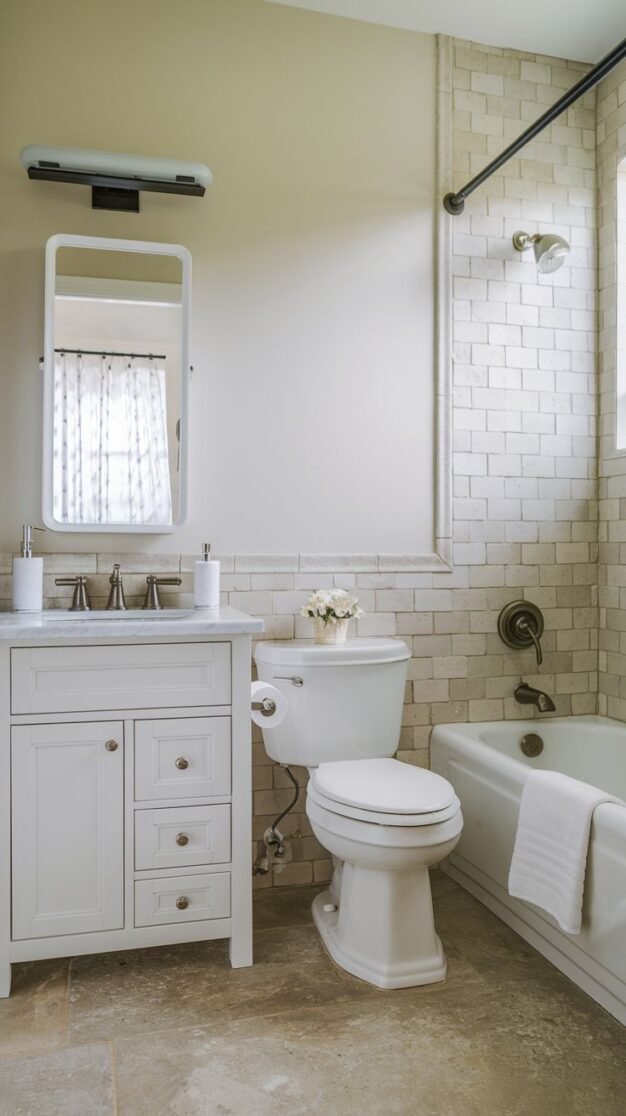 38 Small Full Bathroom Ideas for a Sleek Space