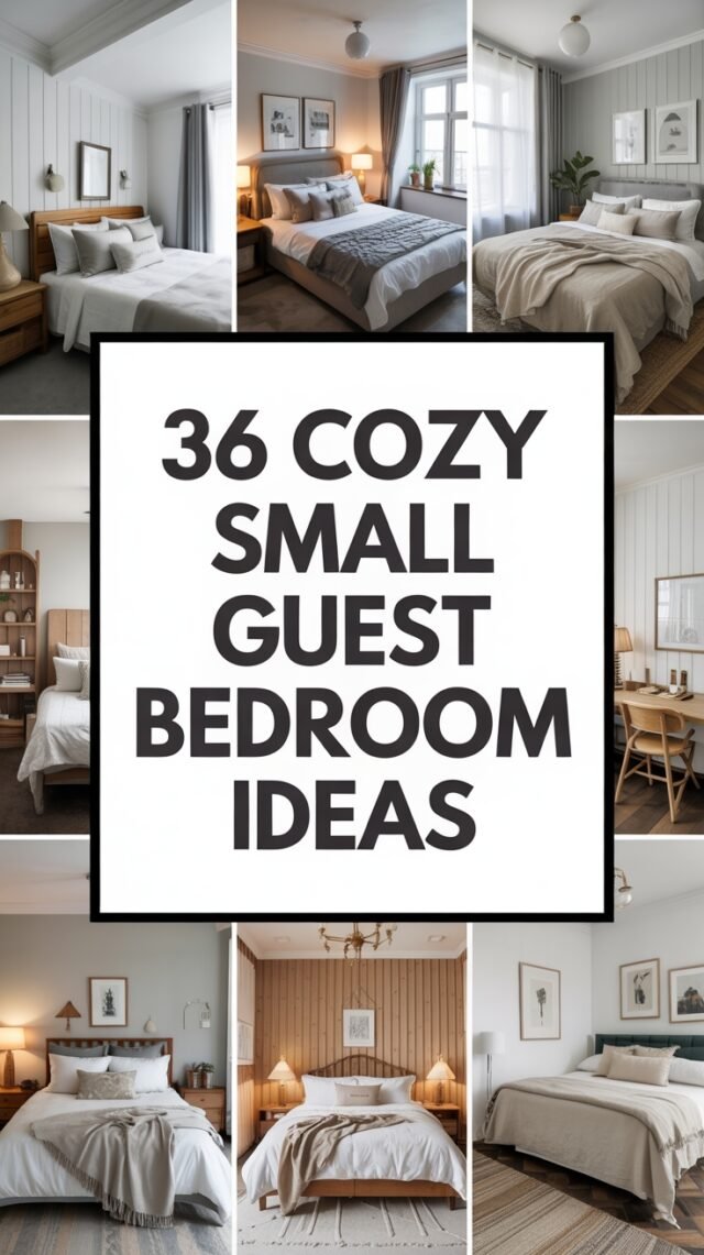 36 Cozy Small Guest Bedroom Ideas for a Dreamy Escape